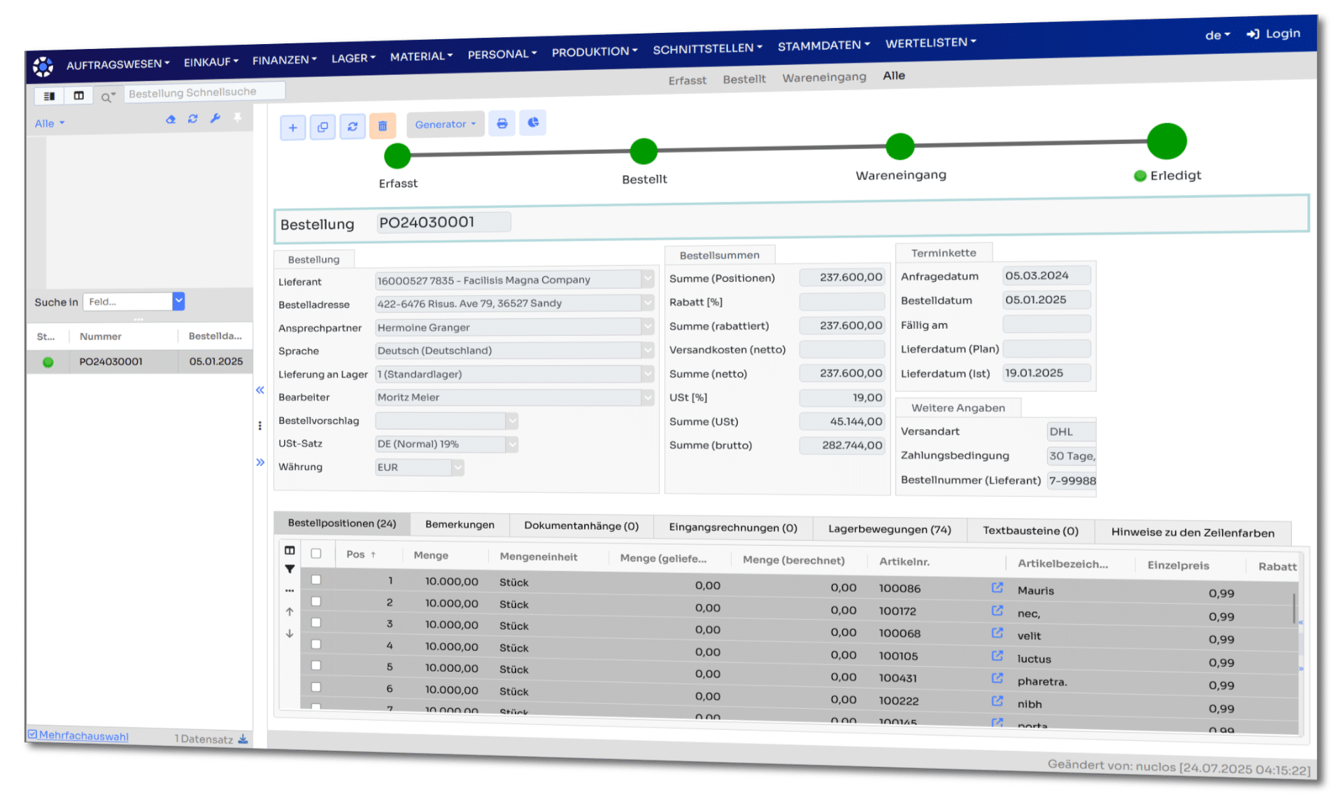 Nuclos ERP: Das individuelle & flexible ERP für den Mittelstand
